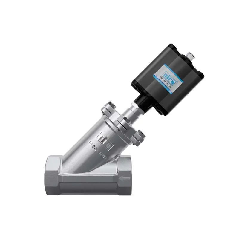 Angle Type Bolted Design Aluminum Cap Screwed Control Valve