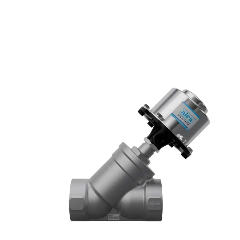 Trusted Angle Type SS Cap Screwed Control Valve Supplier UAE