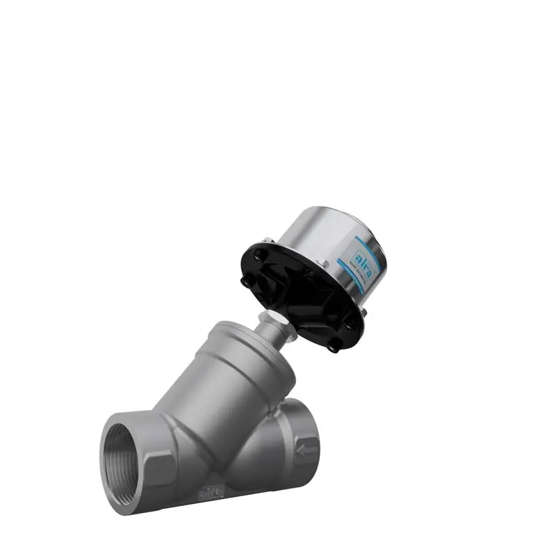 Trusted Angle Type SS Cap Screwed Control Valve Supplier UAE