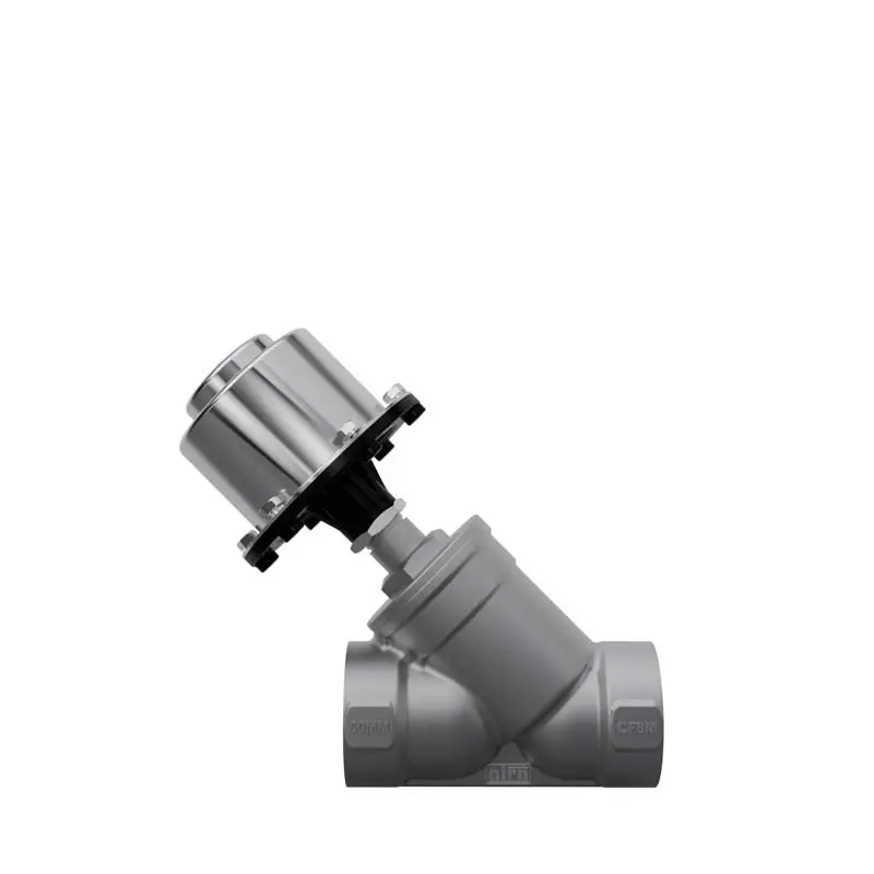 Trusted Angle Type SS Cap Screwed Control Valve Supplier UAE